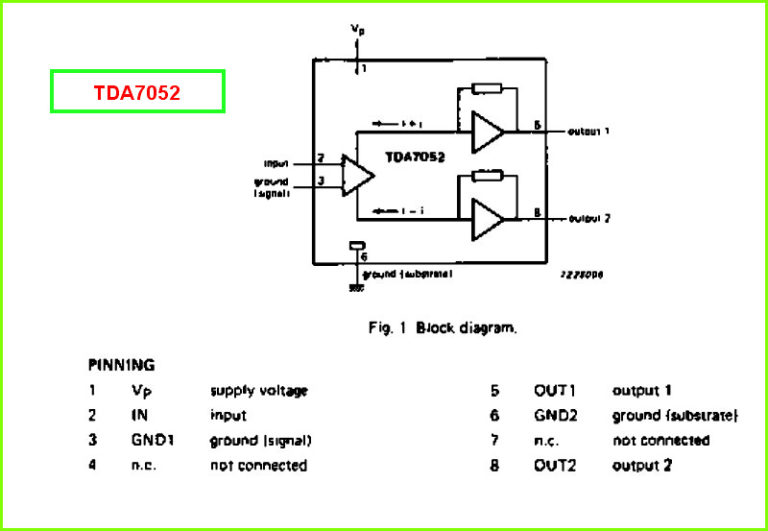 TDA7052 datasheet